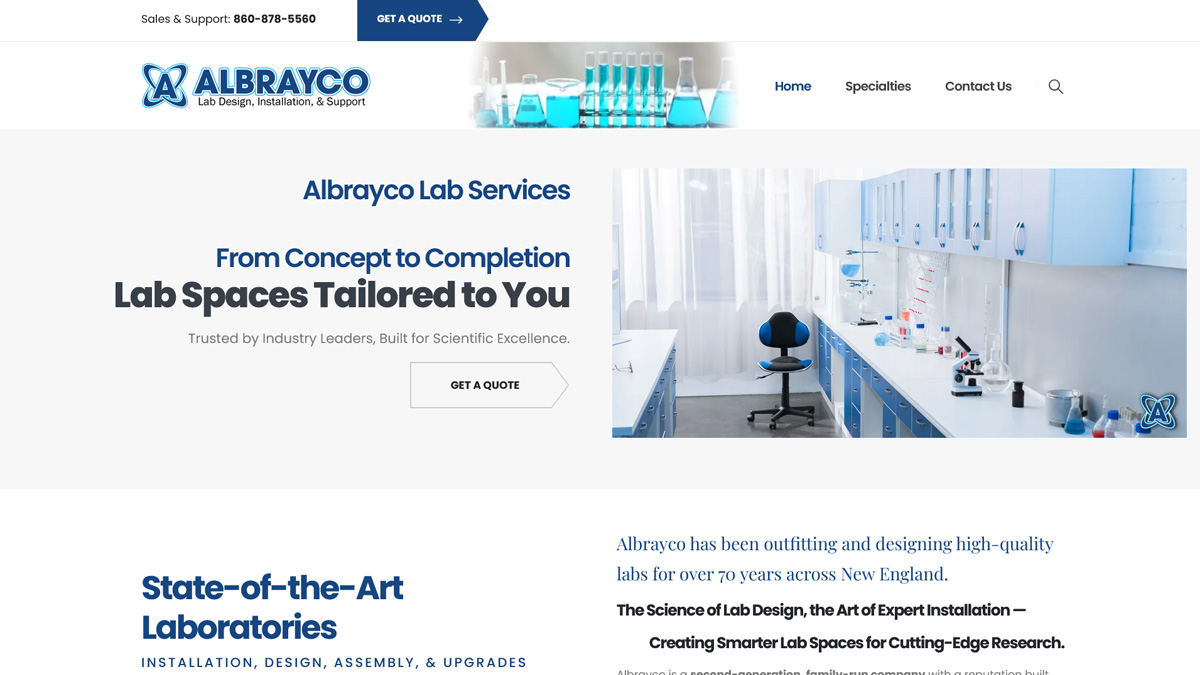 Albrayco Lab Services of New England